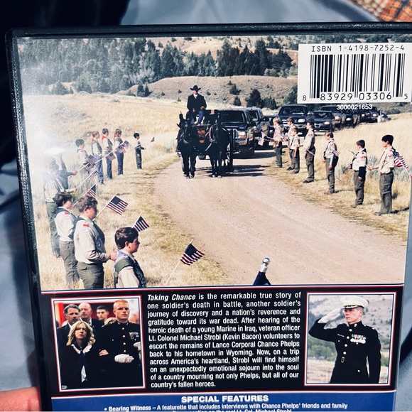 Media | Taking Chance Marines True Story Kevin Bacon Great Movie Dvd ...